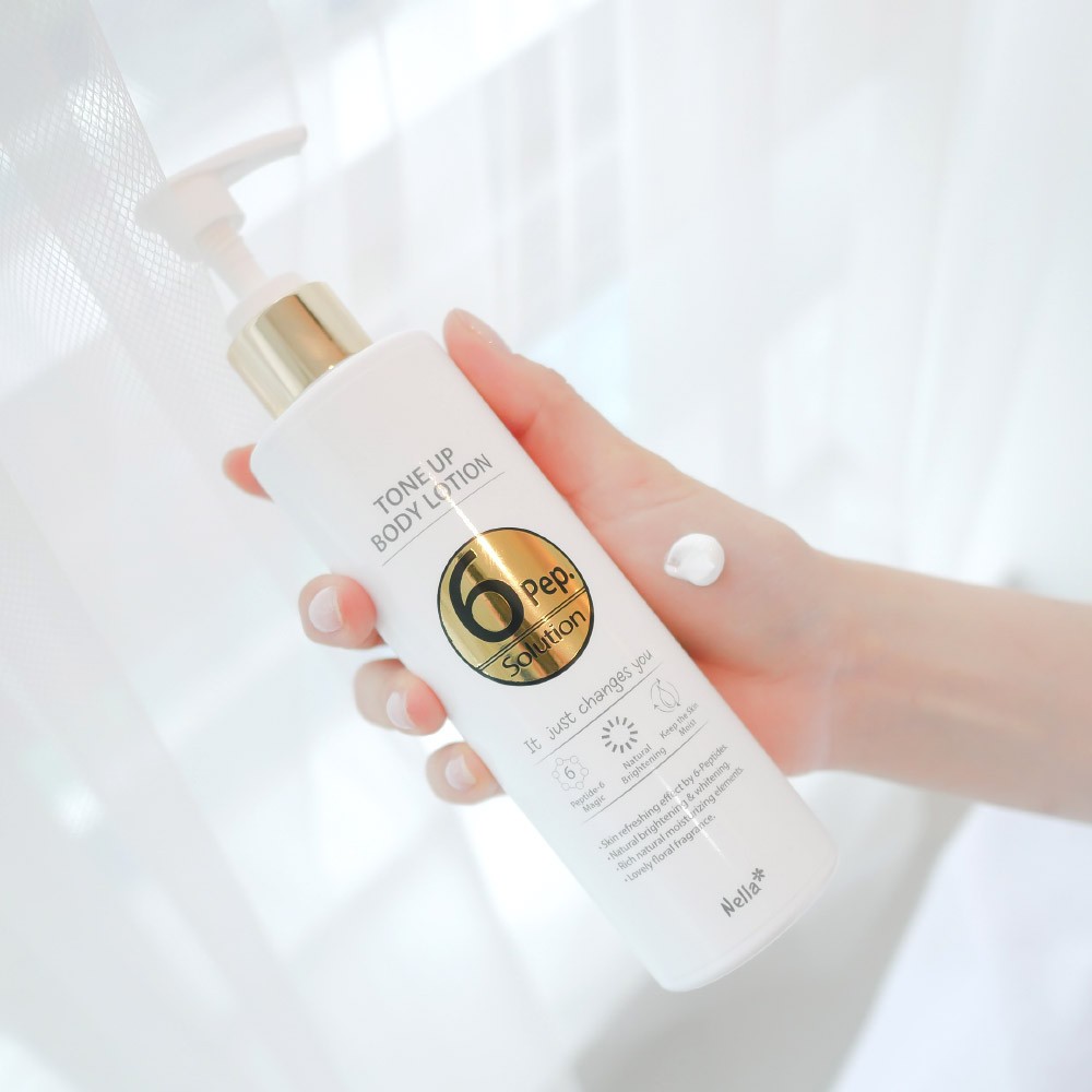 Sữa dưỡng thể trắng da, nâng tone Nella Tone Up Body Lotion 6 Pep ...