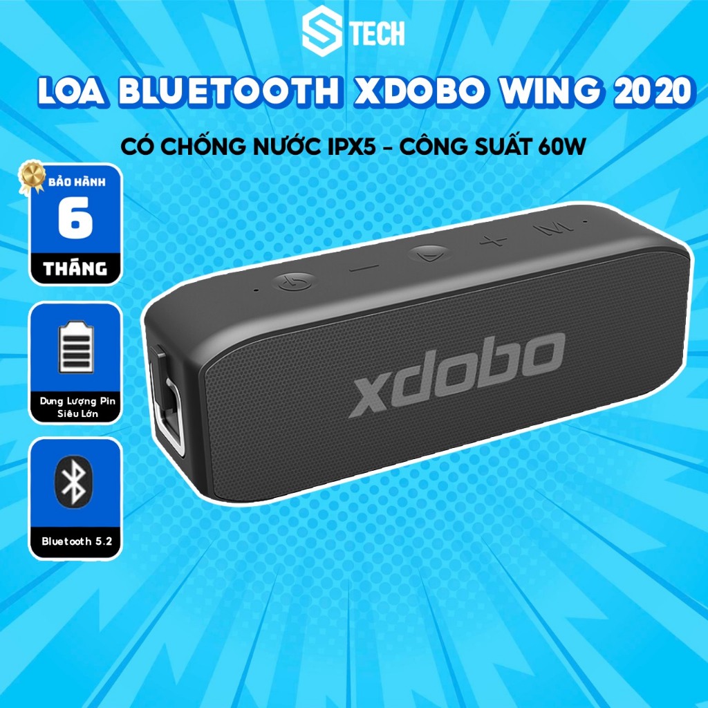 [CHÍNH HÃNG]Loa Bluetooth 5.0 XDOBO Wing 2020, Công Suất 20W, Chống Nước IPX7 | Shopee Việt Nam
