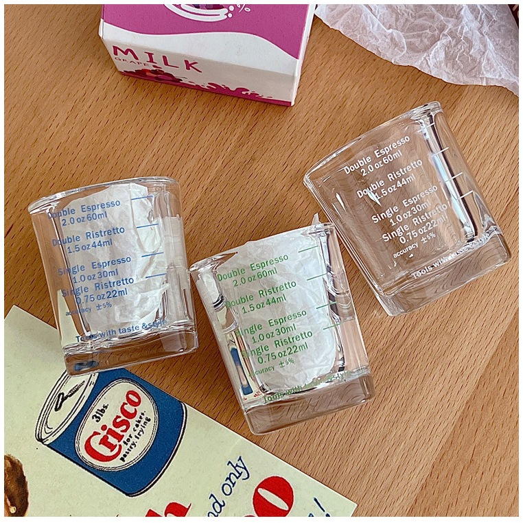 [CÓ SẴN] CỐC ESPRESSO THỦY TINH SHOT CÓ VẠCH ĐO LƯỜNG - ESPRESSO SINGLE ...