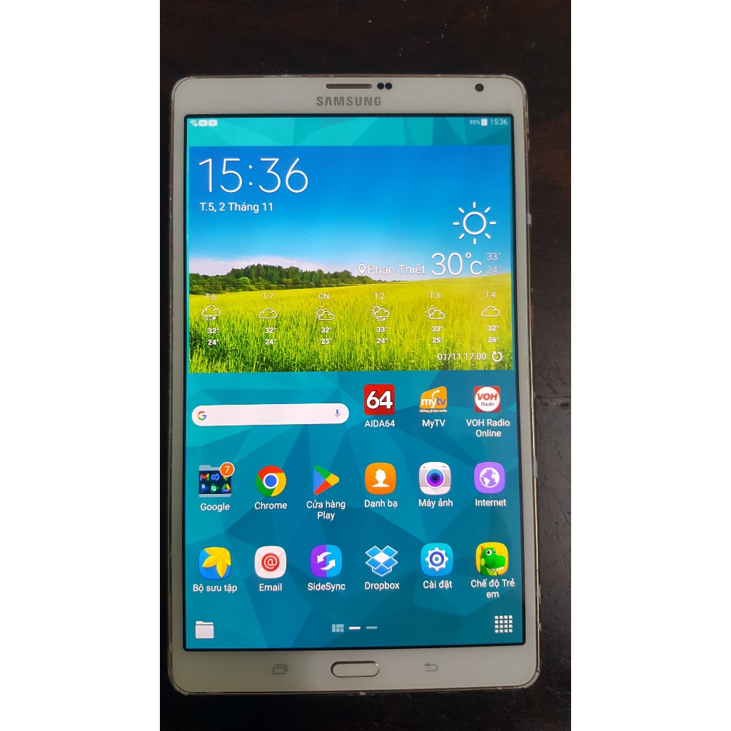 Máy tính bảng cũ Samsung Tab S SM-T700 8.4 inches màn 2K sáng đẹp, màu ...