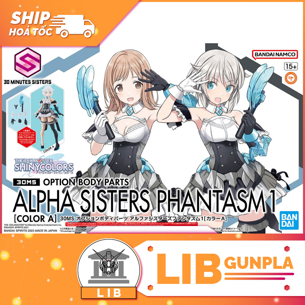 Mô hình lắp ráp Bandai phụ kiện 30MS Idol Master Option Body Parts ...