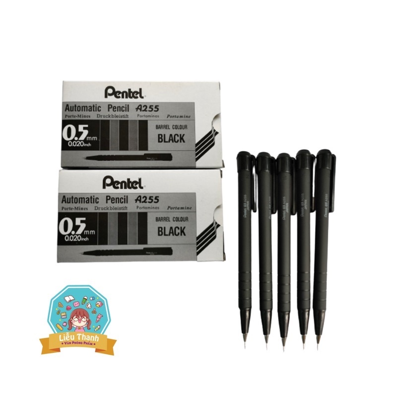 [Hỏa tốc] Bút chì kim bấm Pentel A255 nét 0.5mm (Hàng chính hãng) - HUY ...
