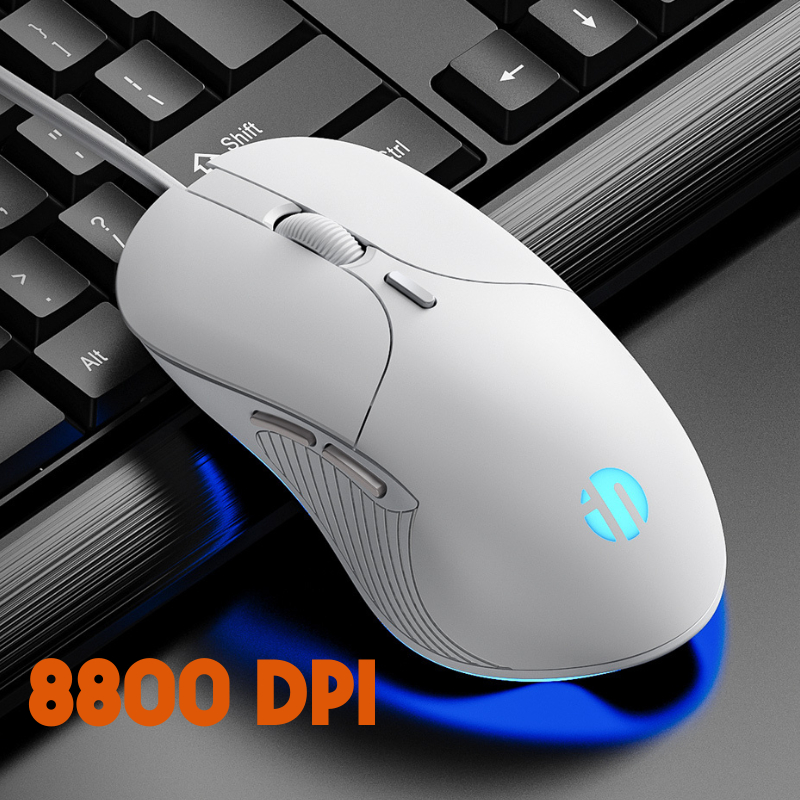 Chuột gaming có dây chơi game Maxcotech inphic PB1 APP tùy chỉnh macro ...