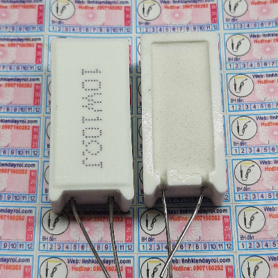 Điện trở sứ 10W 10ohm 10R 100 kiểu chân dọc 16x35mm | Shopee Việt Nam