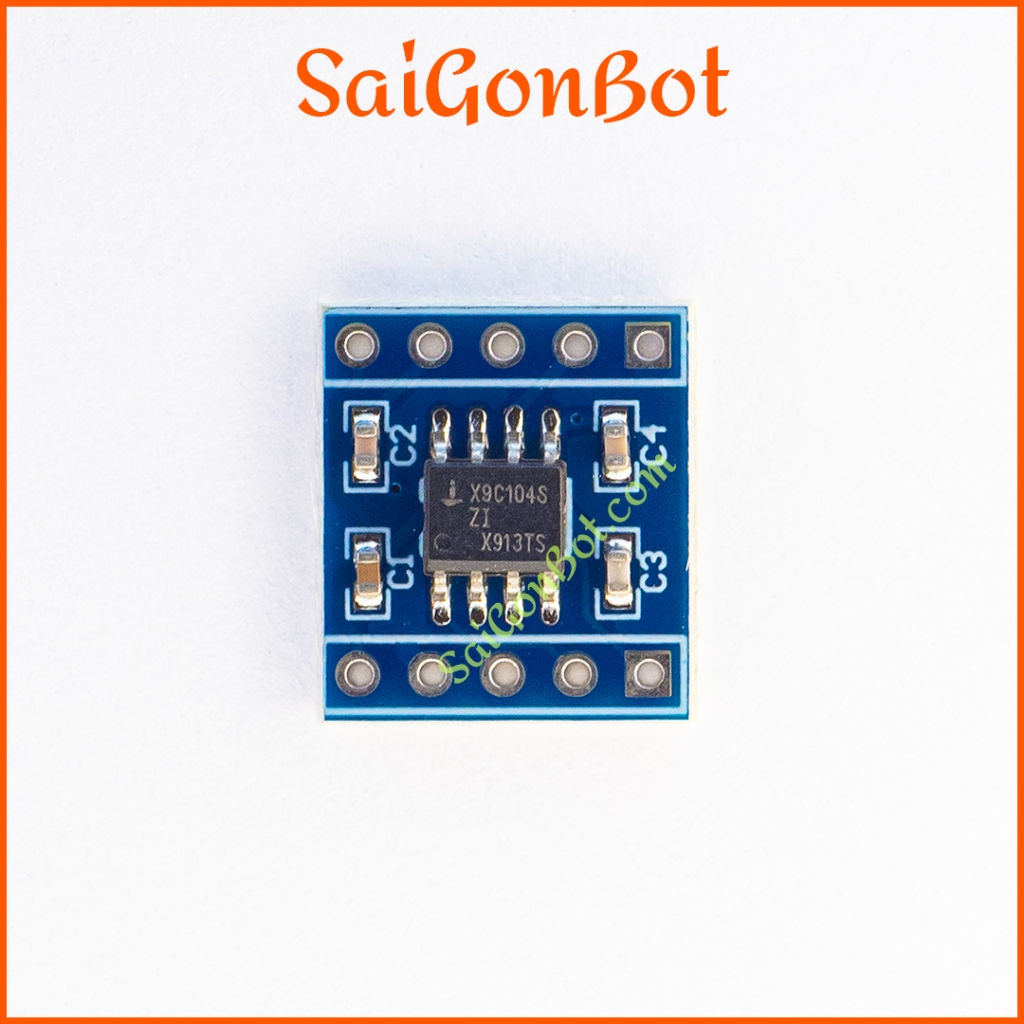 Mạch (Bo) Biến Trở Số X9C104 100K / X9C104 100K Digital Potentiometer ...