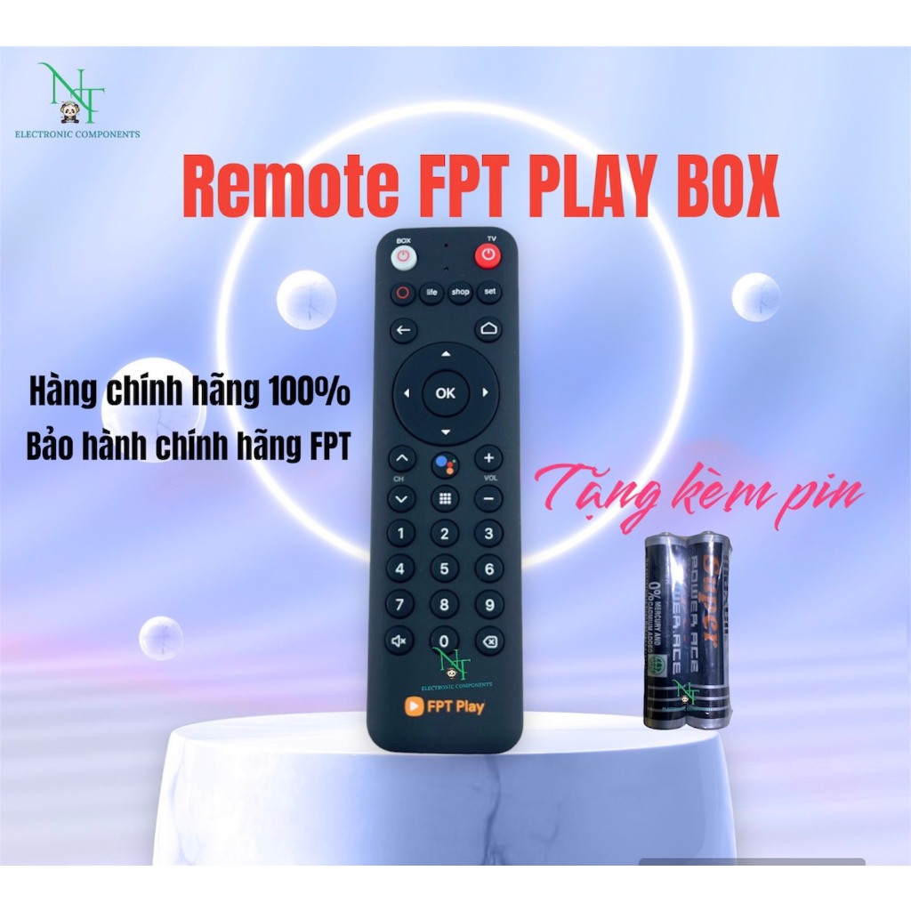 Remote điều khiểnFPT Play BOX Chính hãng SD giọng nói.Đồ bấm FPT PLAY ...