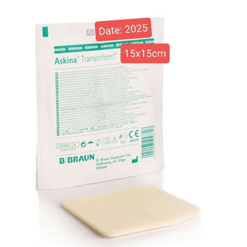 ASKINA TRANSORBENT 15X15CM BĂNG GẠC CHỐNG LOÉT giá 1 hộp 5 miếng ...