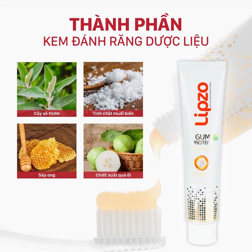 Sale- Kem Đánh Răng Lipzo Gum Protect 185Gr Chống Tụt Nướu, Ngăn Ngừa ...