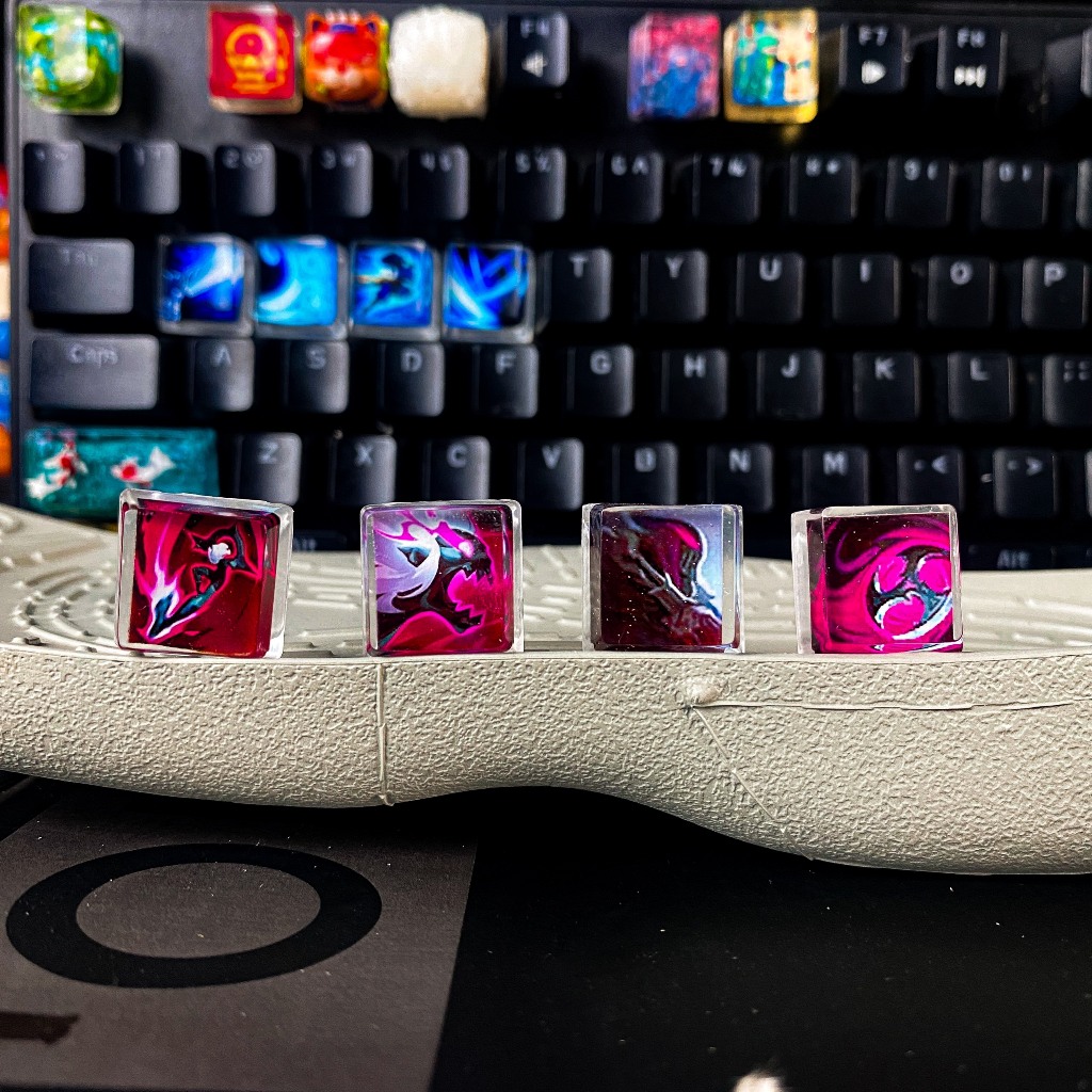 Keycap skill lol bộ phím cơ gắn nút skill lol, Keycap Liên Minh huyền ...