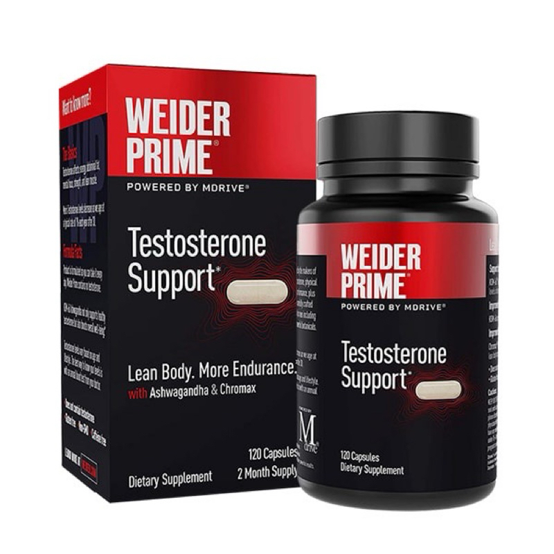 Viên uống tăng sinh lý nam Weider Prime Testosterone Support (125 viên ...