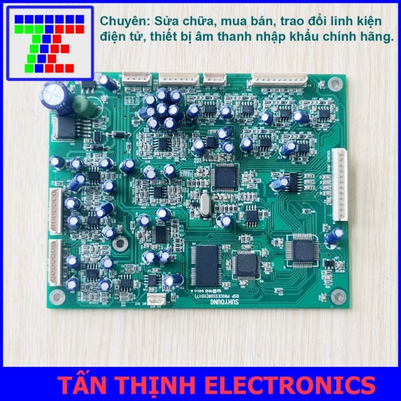 Bo DSP, card DSP xử lý âm thanh amply Jarguar PA-300D, PA-604D zin ...