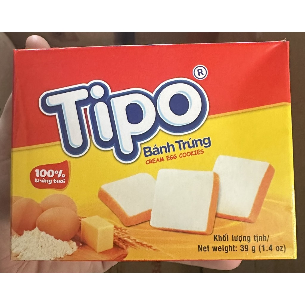 Bánh trứng Tipo hộp nhỏ 39g | Shopee Việt Nam