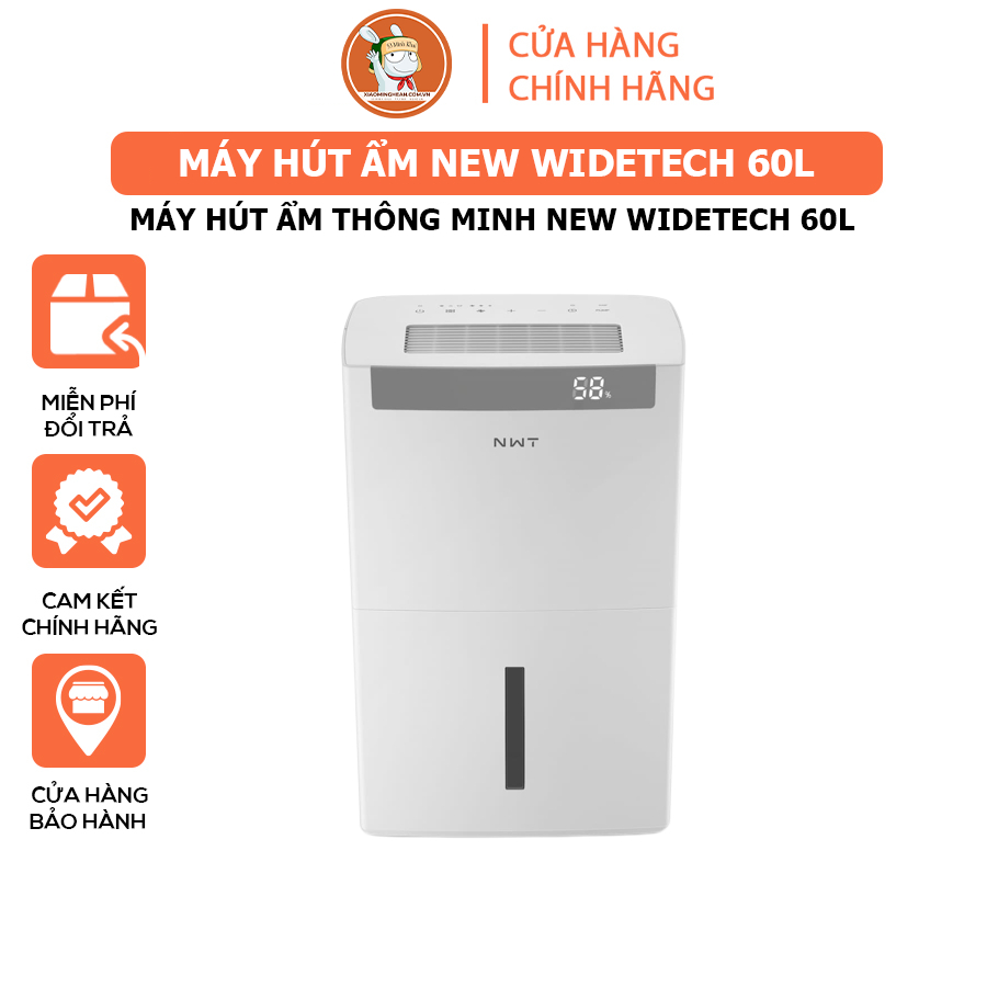 Máy hút ẩm thông minh công suất lớn Xiaomi New Widetech 10L/New Widetech 24L/New Widetech 60L ...