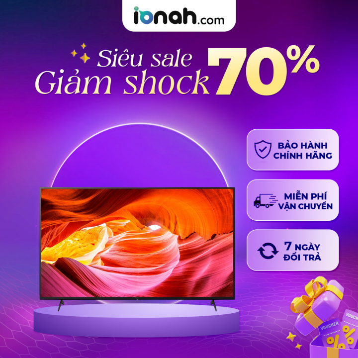 Google Tivi Sony 4K 55 Inch KD-55X75K | Shopee Việt Nam