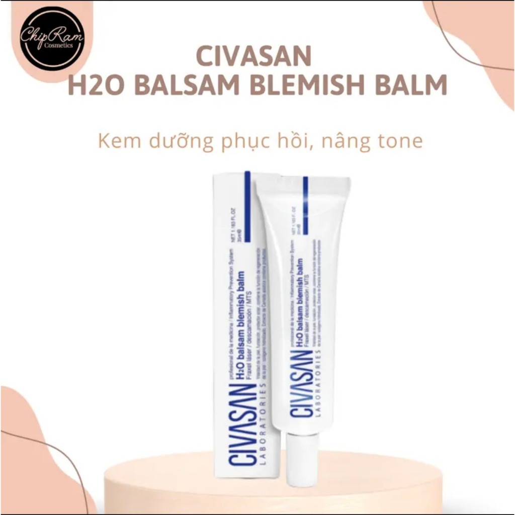 Kem dưỡng phục hồi, nâng tone Civasan Blemish Balm và Meso Blemish Balm ...