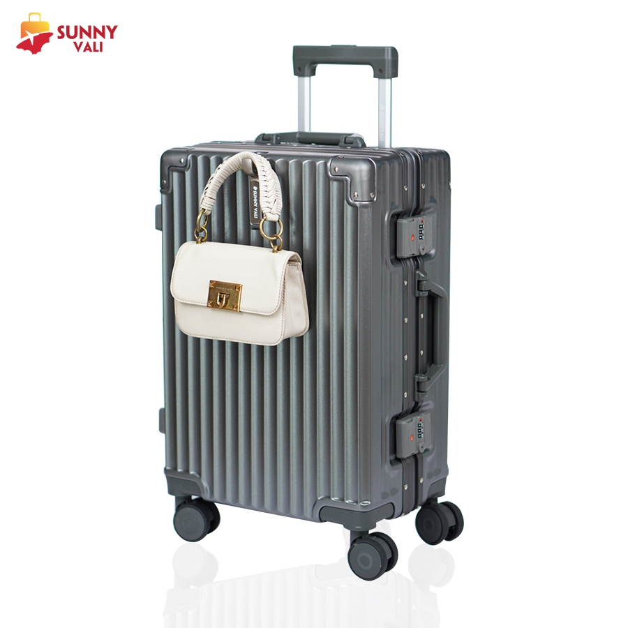 Vali SIZE 28 inch - SUNNY LUMI LM01 nhựa PC, bo góc khung nhôm - khóa ...