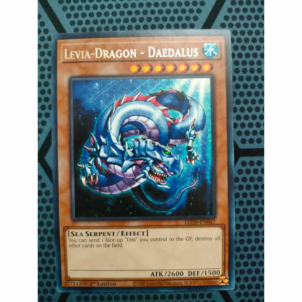Bài yugioh - Levia-Dragon - Daedalus - LED9-EN047 - Rare 1st Edition ...