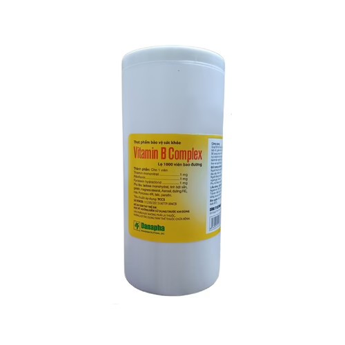 Vitamin B Complex Danapha Chai 1000 viên bao đường | Shopee Việt Nam