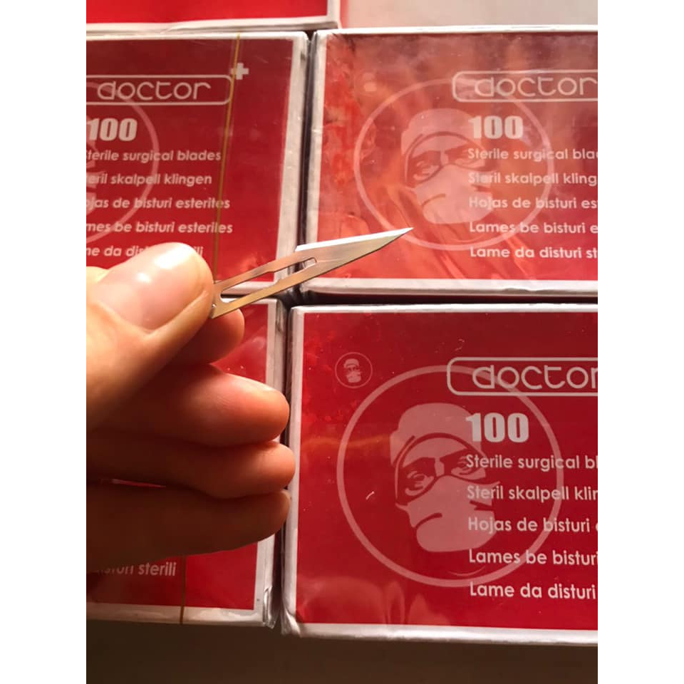 Dao Số 11, Hộp Dao Mổ DOCTOR Các số 11 Chính Hãng Hộp 100 Cái | Shopee ...