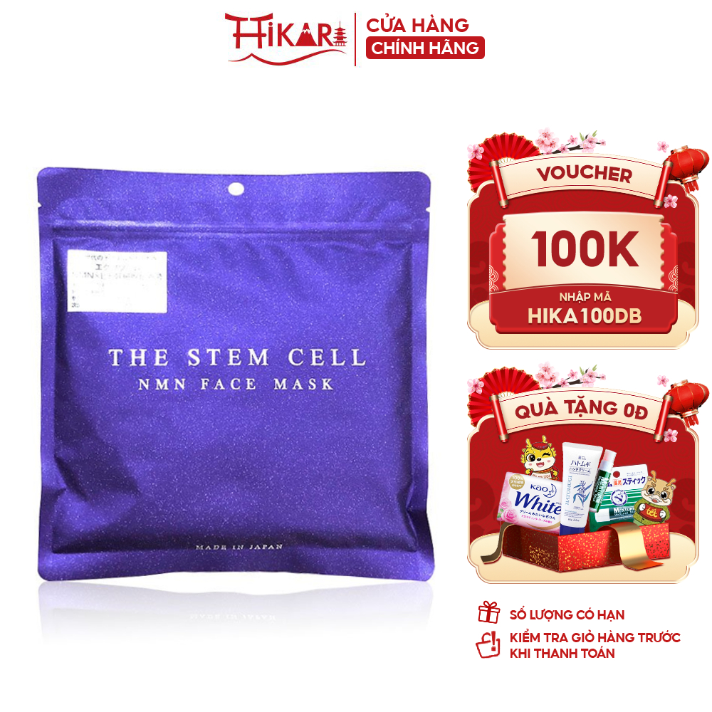 Mặt nạ tế bào gốc The Stem Cell NMN Face Mask 30 miếng của Nhật Bản | Shopee Việt Nam