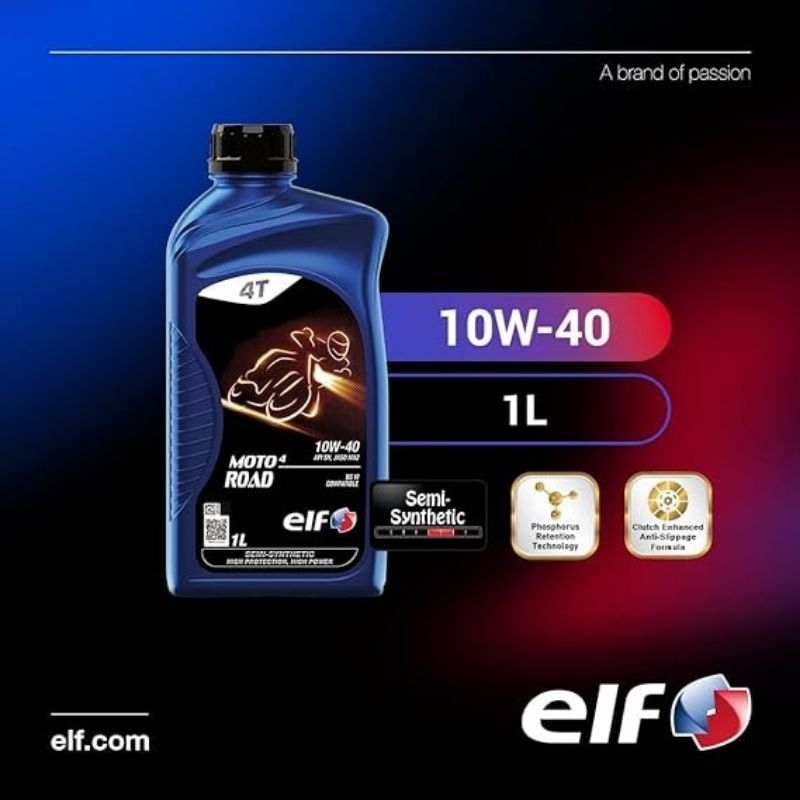 Nhớt XE SỐ ELF MOTO 4 ROAD 10W40 API -SN JASO MA2 | Shopee Việt Nam