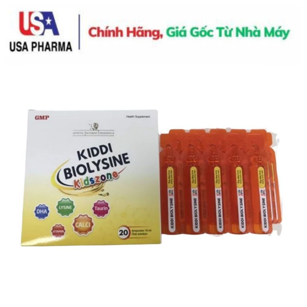 Siro Kiddy Biolysine Bổ sung viatamin, acid amin hỗ trợ ăn ngon miệng ...