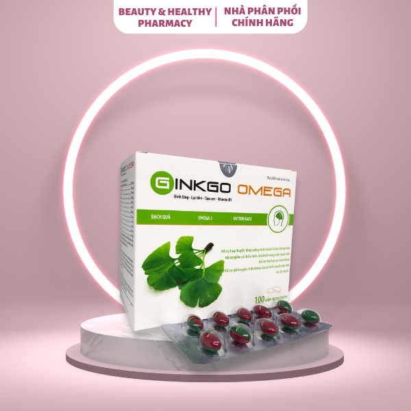[Chính hãng] Viên uống bổ não Ginkgo Omega (Hộp/ 100v) | Shopee Việt Nam