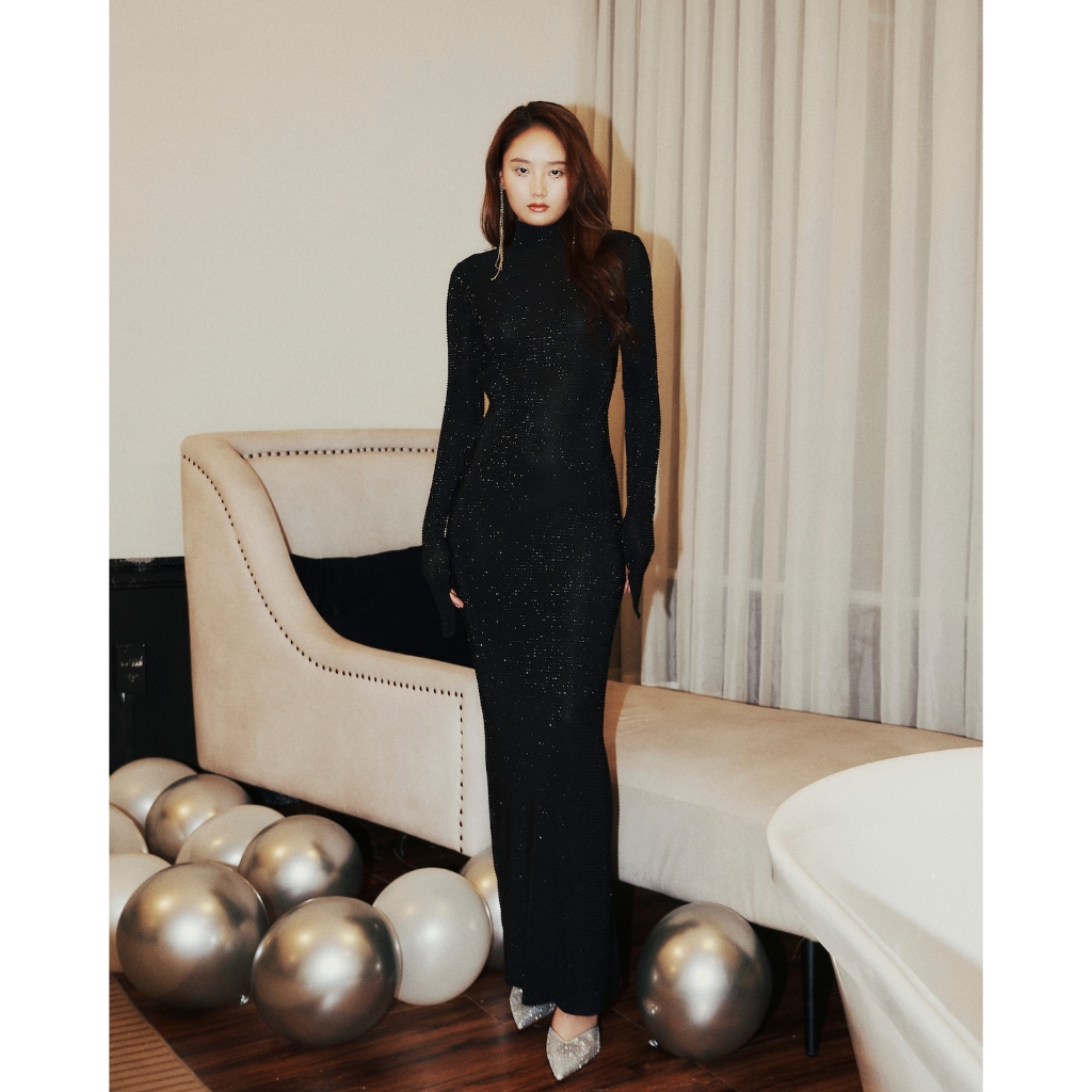 Đầm Tay Dài Dáng Ôm | The Empress Dress | CHEN Inspired | Shopee Việt Nam