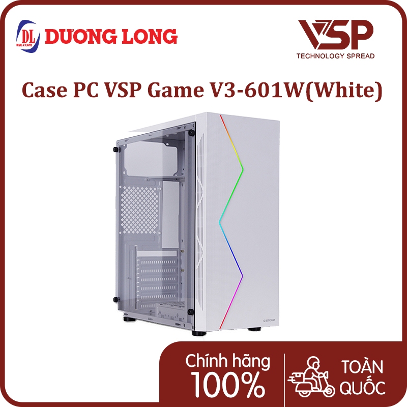 Thùng PC VSP Game V3-603W (White) | Shopee Việt Nam