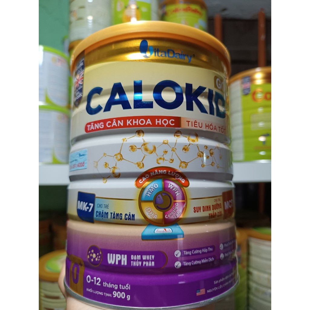 Sữa bột Calokid Gold 0+ 900g (0-1 tuổi) | Shopee Việt Nam