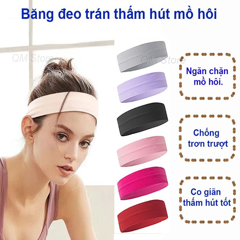 Băng Trán Thể Thao Băng Đô Thời Trang Len Dệt Kim Thấm Hút Mồ Hôi LT22 ...