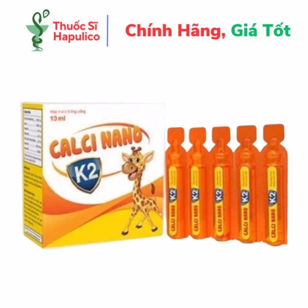 Siro Calci Nano K2 Bổ Sung Calci Và Các Vitamin Giúp Xương Khớp Răng