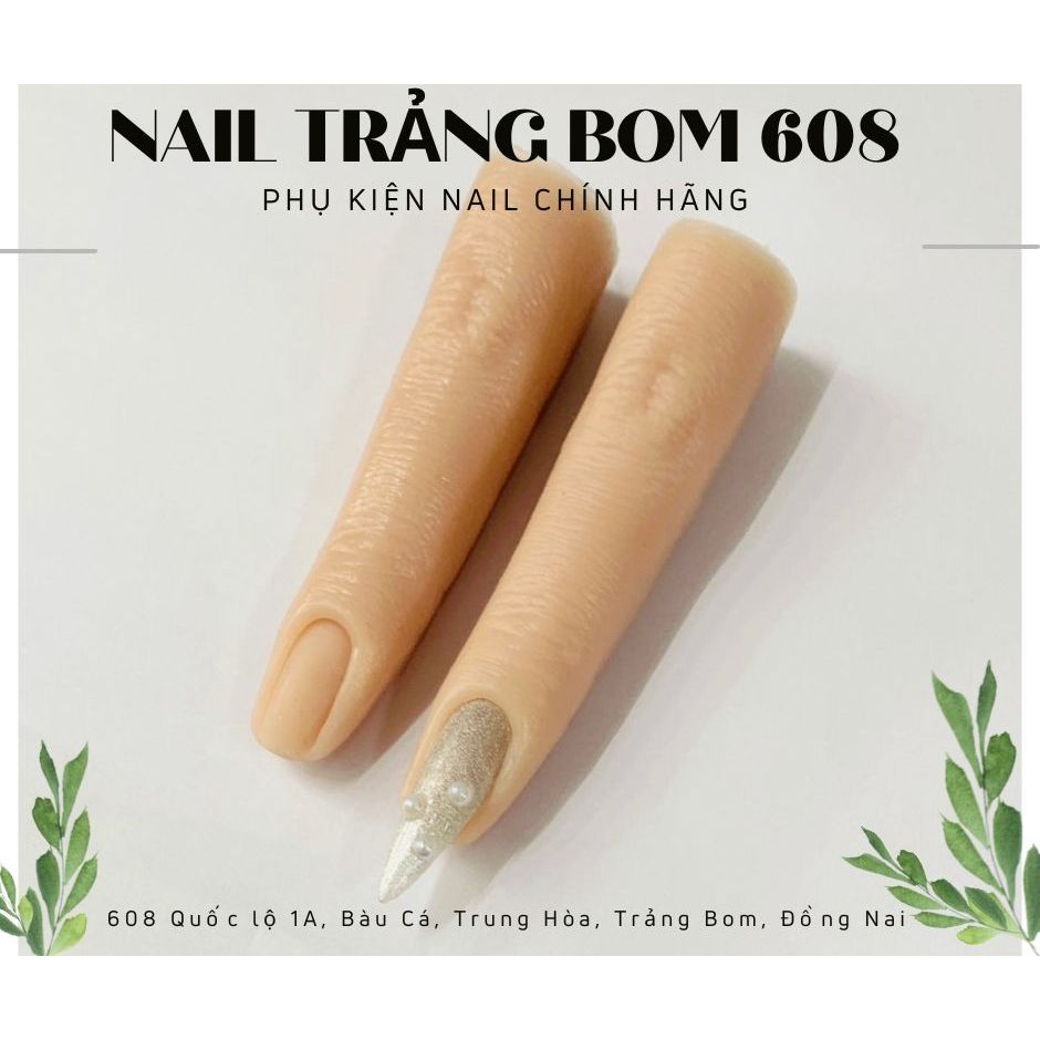 [NAIL TRẢNG BOM] Ngón tay giả silicol, ngón tay học nail giống như ngón ...