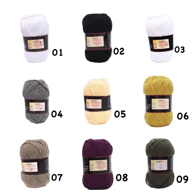 Len Milk Cotton 125g loại 1 (Mã 01-45) | Shopee Việt Nam