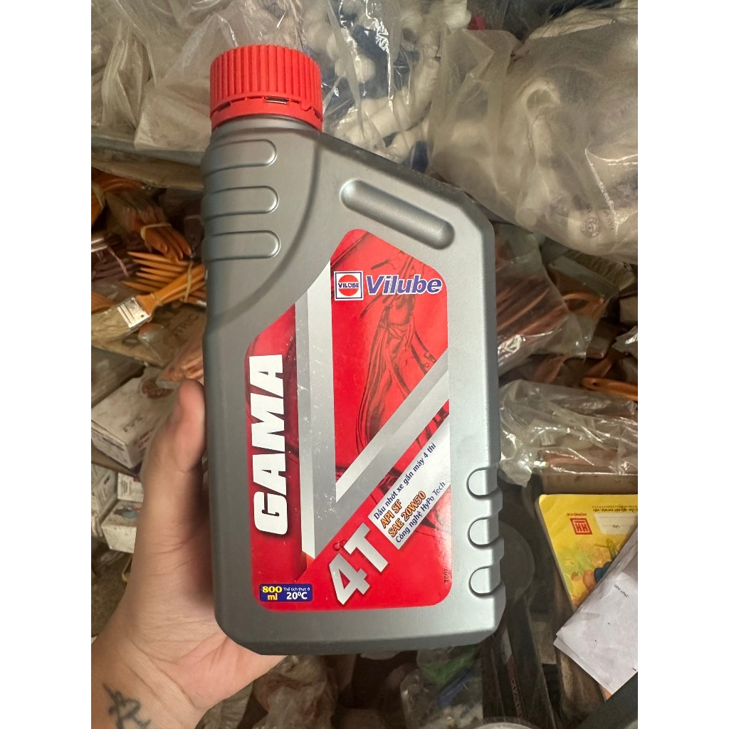 Dầu nhớt VILUBE GAMA 20W50 800ml CHÍNH HÃNG dùng cho xe số 4 thì ...