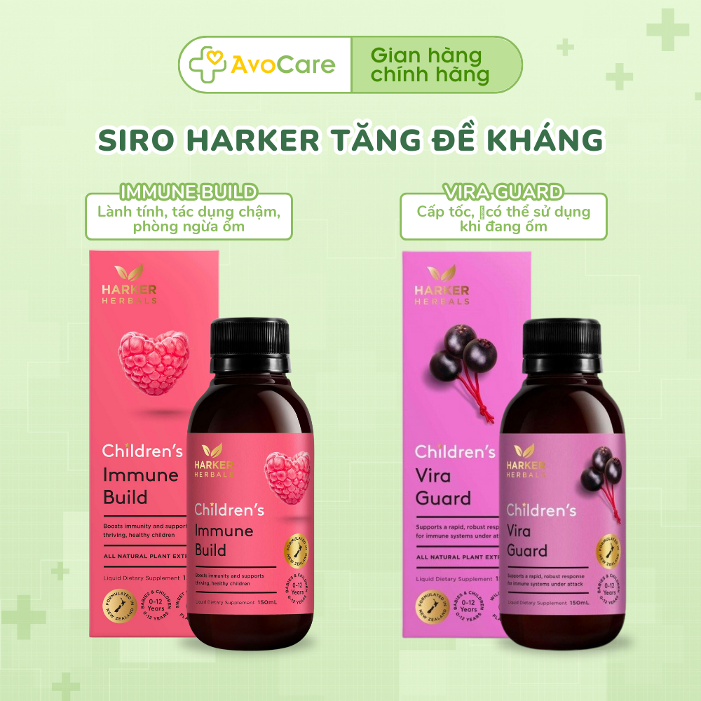 Tăng đề kháng Harker Herbals giúp bé ăn ngon, hỗ trợ miễn dịch Immune ...