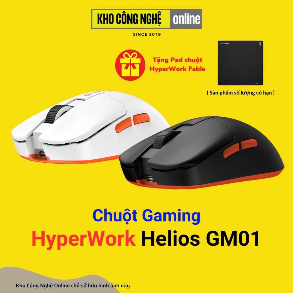 Chuột Gaming Không Dây Hyperwork Helios GM01 (Hàng Chính Hãng) | Shopee ...