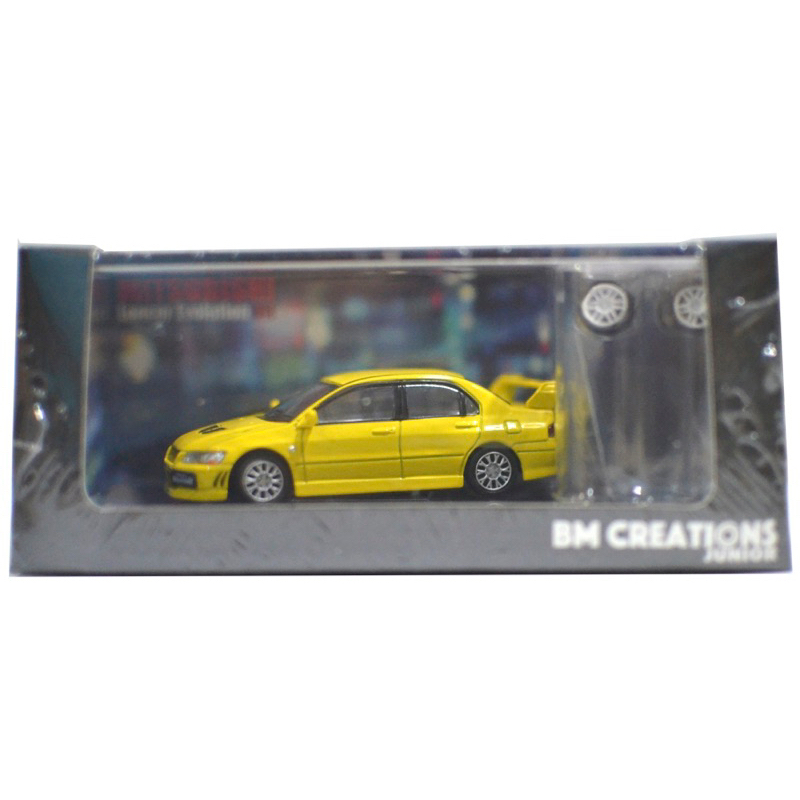 1:64 BM Creations - Mitsubishi Lancer Evolution VII Yellow | Shopee ...