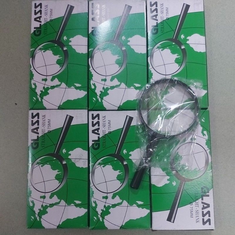 [ 2 hộp = 2 cái ] Kính lúp phi 75mm, kiếng lúp đường kính 7.5cm, kính ...