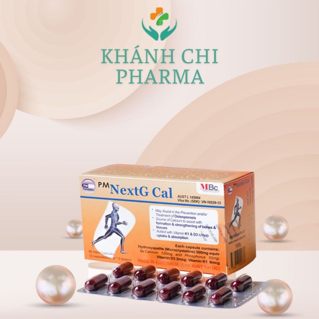 Viên uống Canxi hữu cơ NextG Cal hộp 60 viên nhập khẩu từ Úc. Nextg cal ...