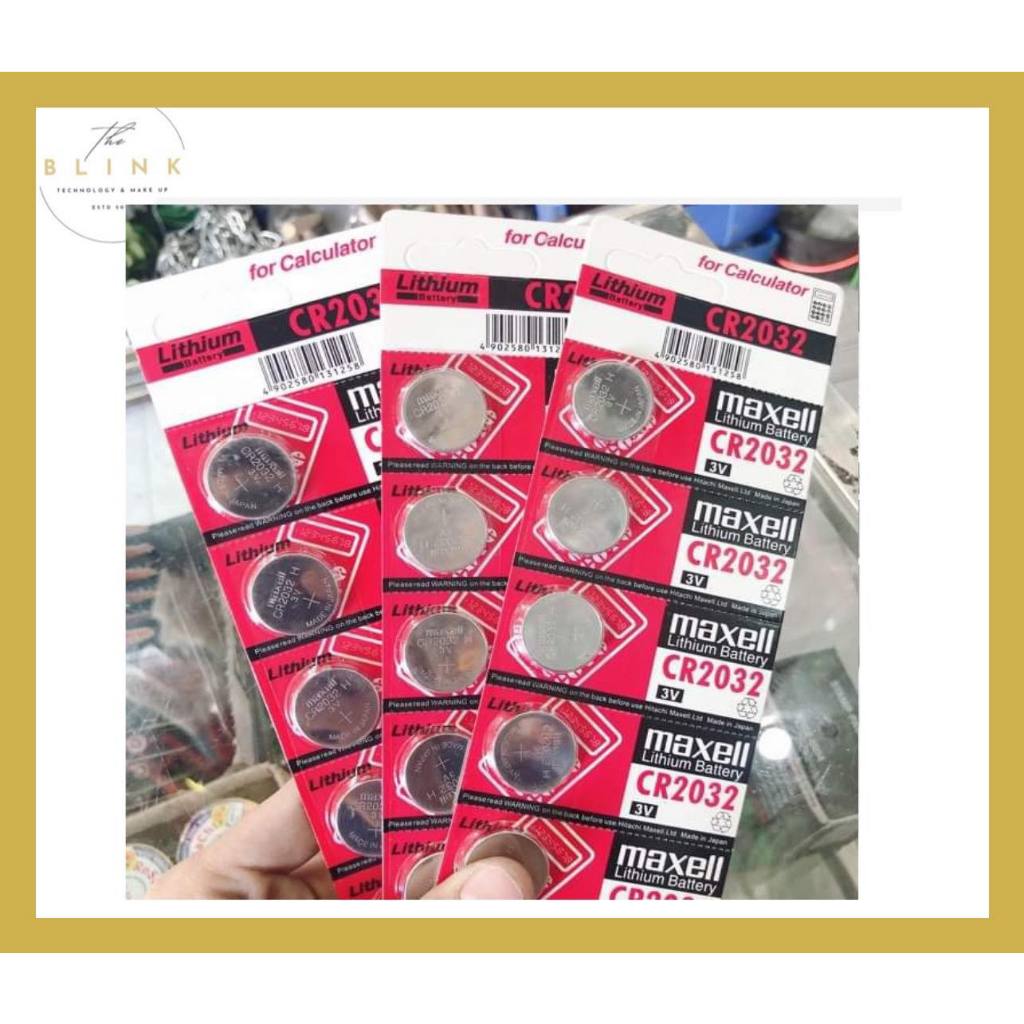 Pin CMOS MAXELL CR2032 Lithium Battery 3V- Loại Tốt | Shopee Việt Nam