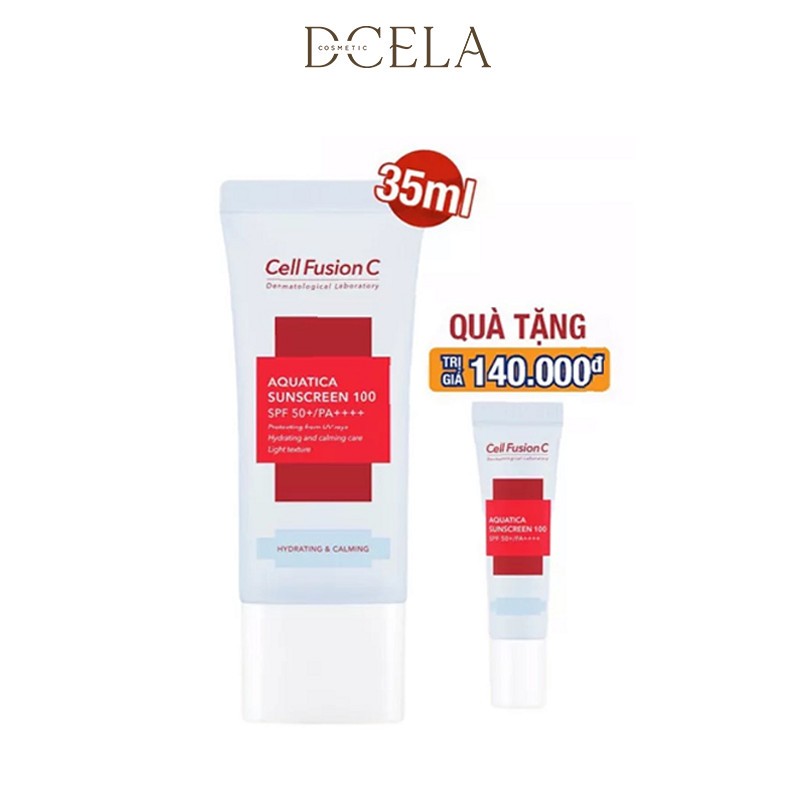 Kem Chống Nắng Cell Fusion C Aquatica Sunscreen 100 SPF 50+/PA++++ 35ml ...