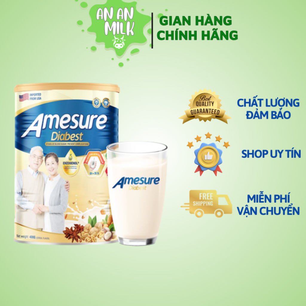 Sữa Hạt Tiểu Đường Amesure Diabest Giúp Ổn Định Đường Huyết - Hộp 400g ...