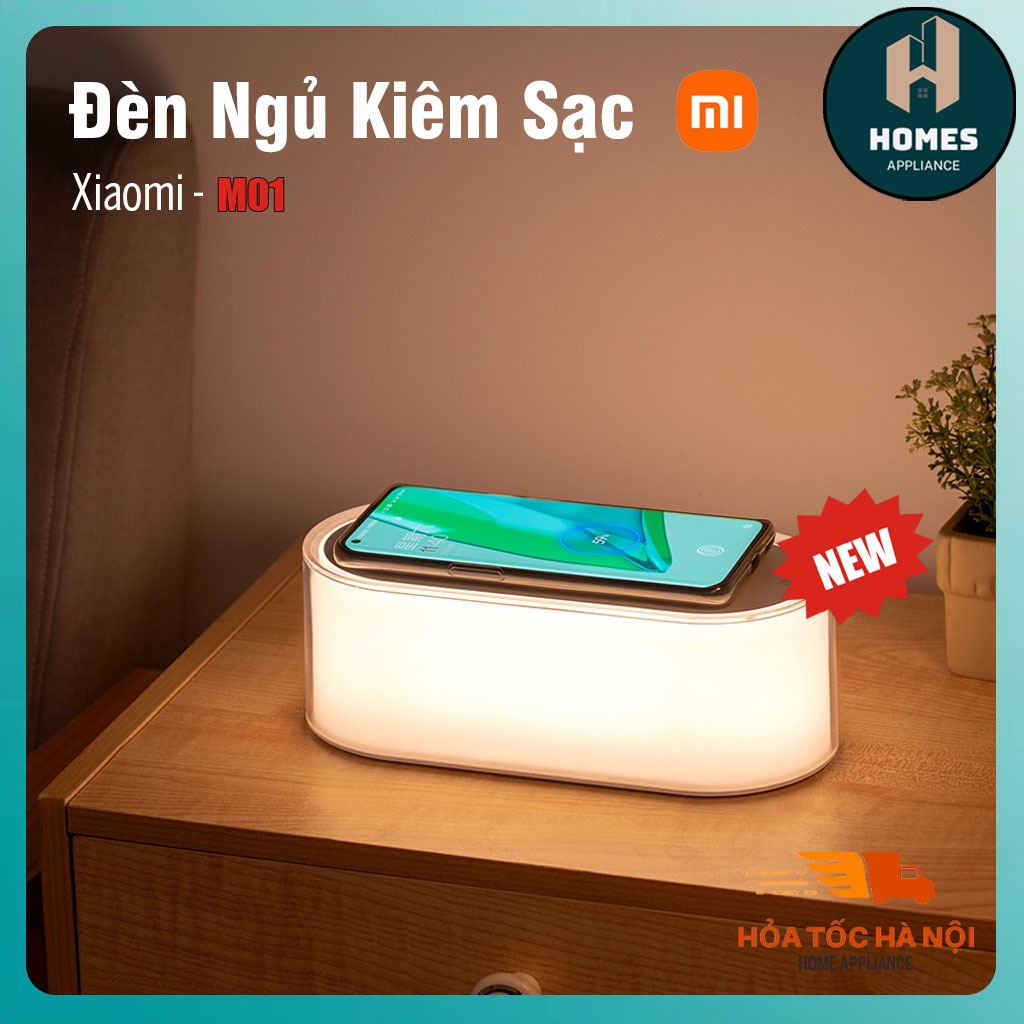 Đèn Ngủ Kiêm Sạc Không Dây M01 Xiaomi | Đèn Ngủ Decor Không Dây 6 Chế ...