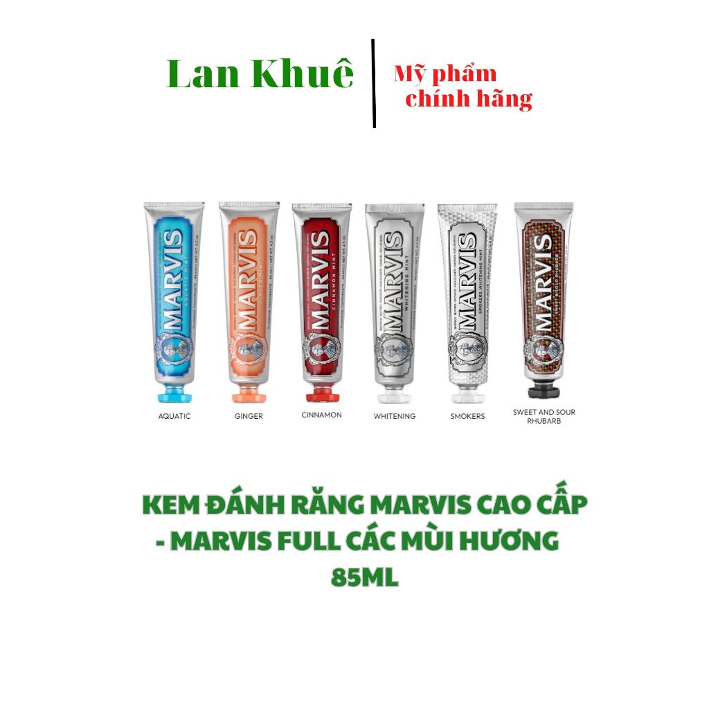 [CHÍNH HÃNG Ý] Kem Đánh Răng Marvis cao cấp - Marvis FULL các mùi hương 75ml / 85ml | Shopee ...