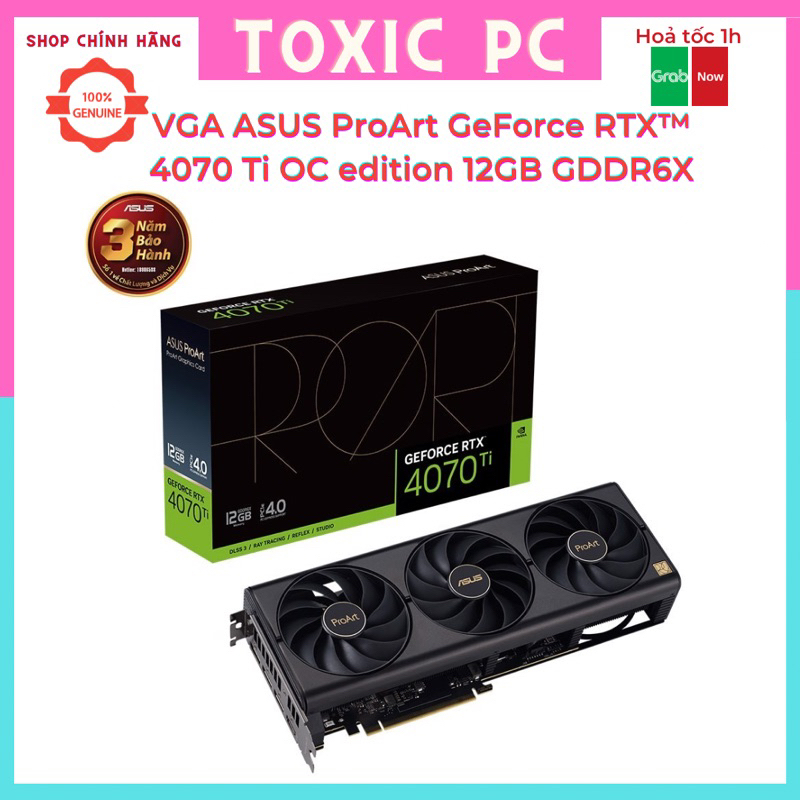 VGA ASUS ProArt GeForce RTX™ 4070 Ti OC edition 12GB GDDR6X | Shopee ...