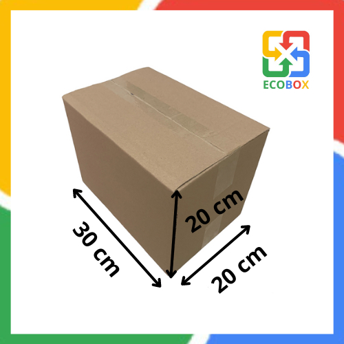 ECOBOX - 30x20x20 COMBO 50 Thùng Hộp Carton Đóng Hàng | Shopee Việt Nam