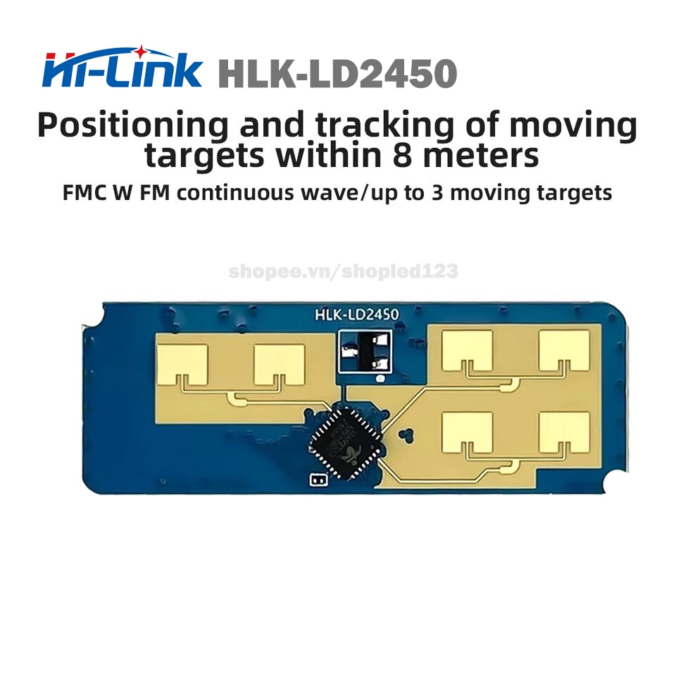 LD2450 Hilink - Cảm biến hiện diện cơ thể 24Ghz kết nối Bluetooth BLE ...