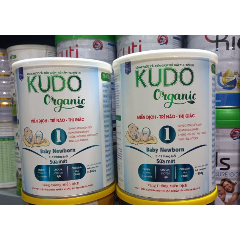 Sữa dinh dưỡng KUDO ORGANIC BABY 0-12 Tháng, 900g, HSD 3/2024. GIÁ ...