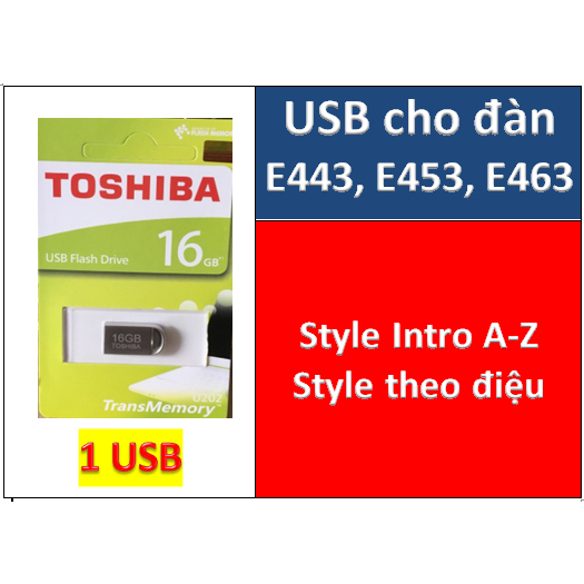 USB mini dữ liệu style cho đàn organ E443 E453 E463 | Shopee Việt Nam